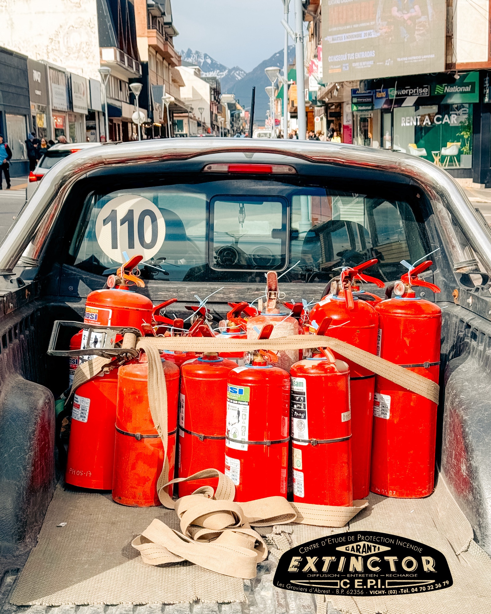 Reportage photographique sur les extincteurs dans le monde: l’ARGENTINE