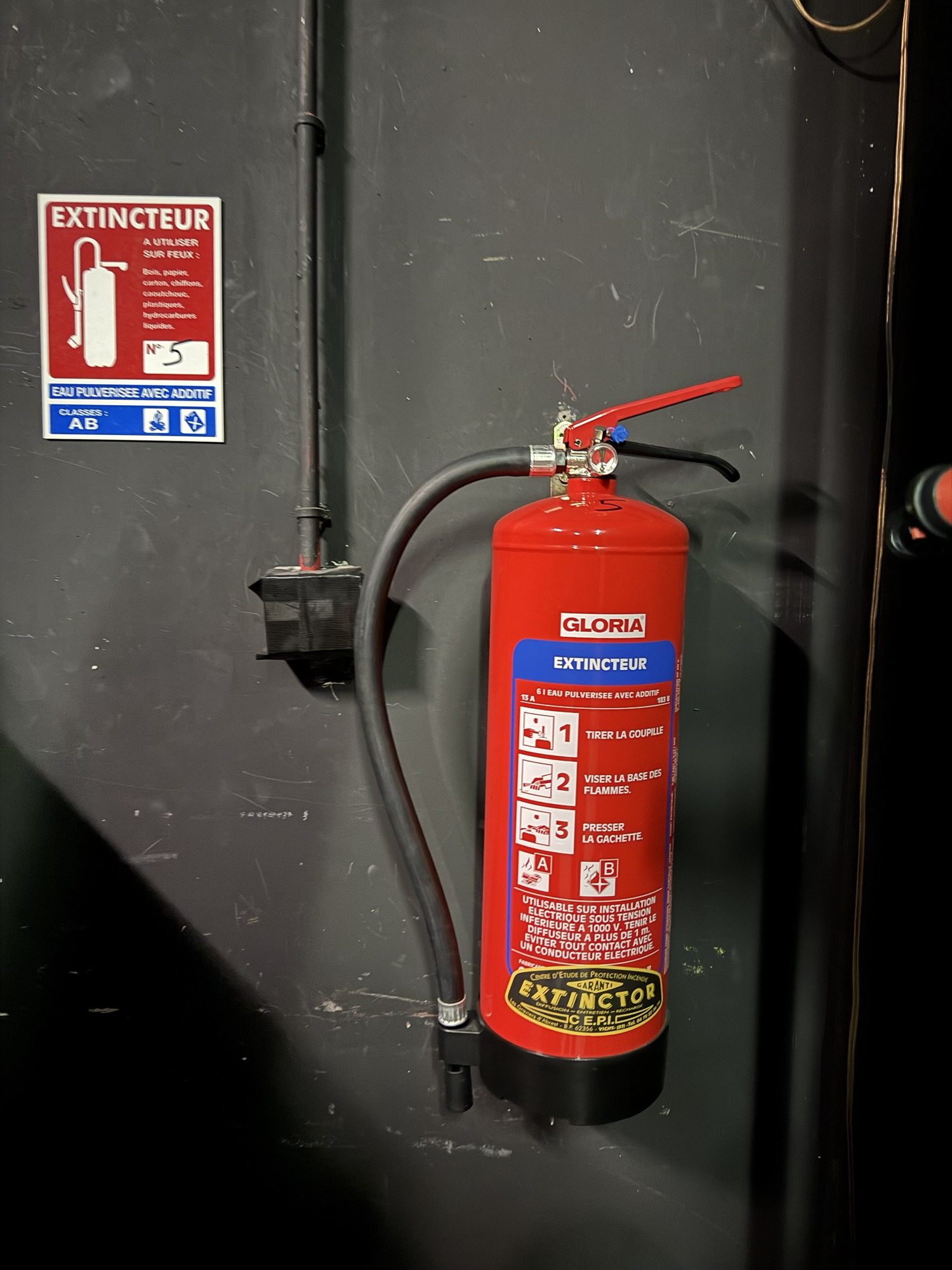 Obligations d’extincteurs pour la régie (théâtre, salle de cinéma, etc ...